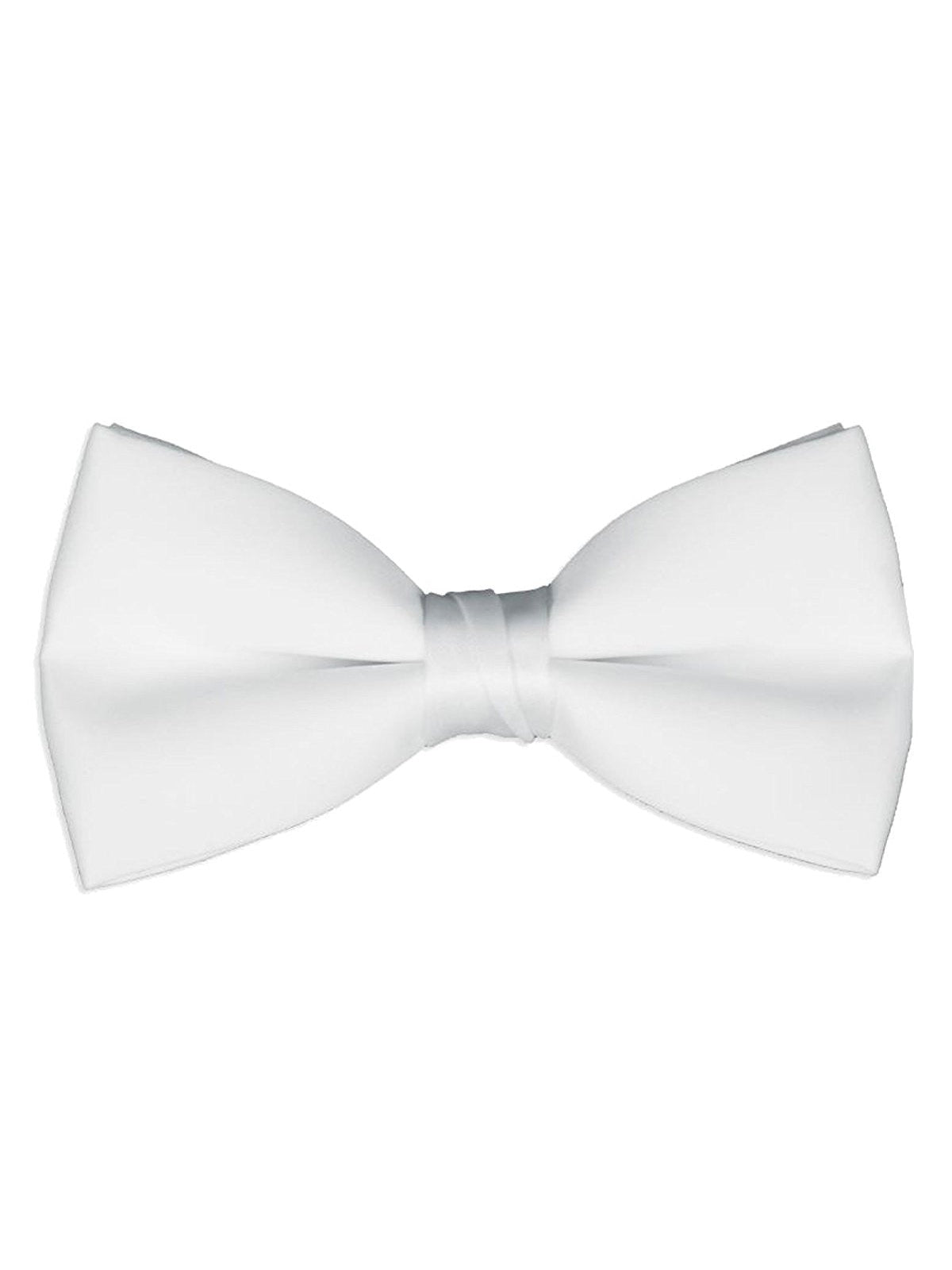 Men's Classic Pre-Tied Formal Tuxedo Bow Tie - White – Fine Tuxedos