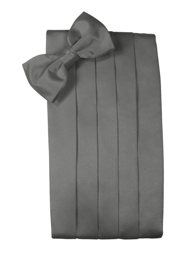 Charcoal Color Cummerbund Set | Premier Satin | On Sale Now! – Fine Tuxedos